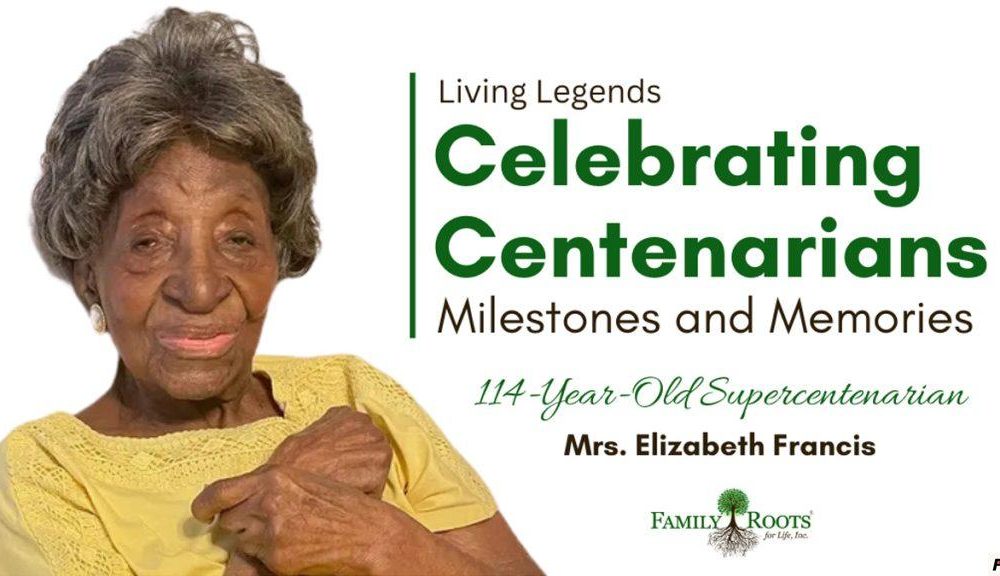 Family Roots for Life, Inc. Recognized Living Legend Elizabeth Francis ...