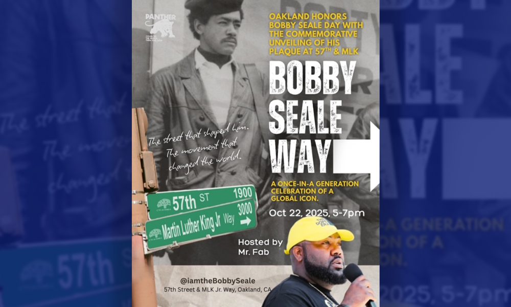 MLK Way at 57th Street in Oakland Renamed Bobby Seale Way for Black ...